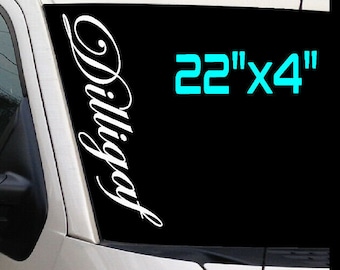 SAVAGE 22 Windshield VINYL DECAL Sticker Diesel Truck | Etsy