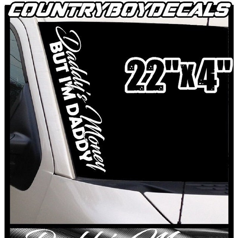 Money Car Window Decal - Etsy