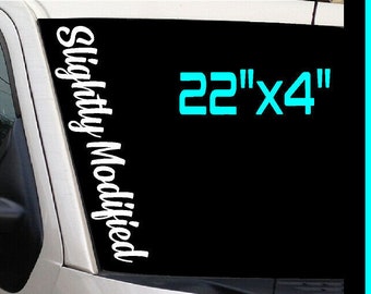 DILLIGAF 22 Windshield Vinyl Decal Sticker | Etsy