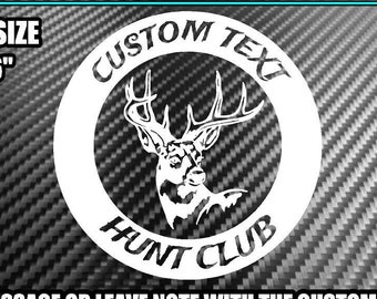 Hunt Club Decal - Etsy