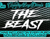 The BEAST Vinyl Decal Sticker DIESEL Truck JDM Car Turbo Boost - Etsy