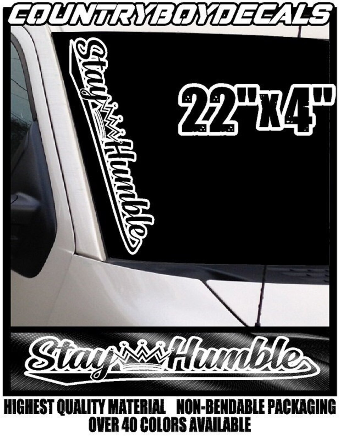 MOST HATED 22"x4" Vinyl Decal Sticker Turbo Boost Lifted Lowered Low ...