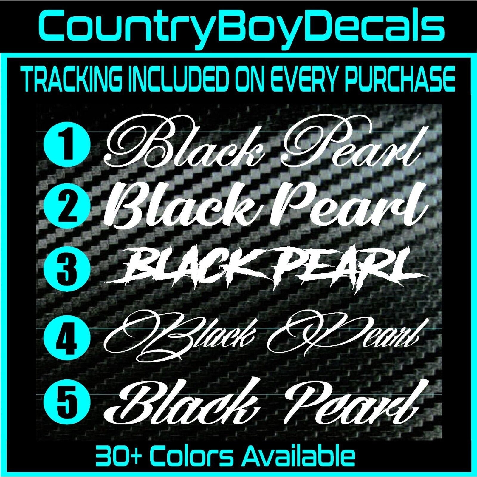 BLACK PEARL Vinyl Decal Sticker Diesel Truck JDM Car Lifted - Etsy