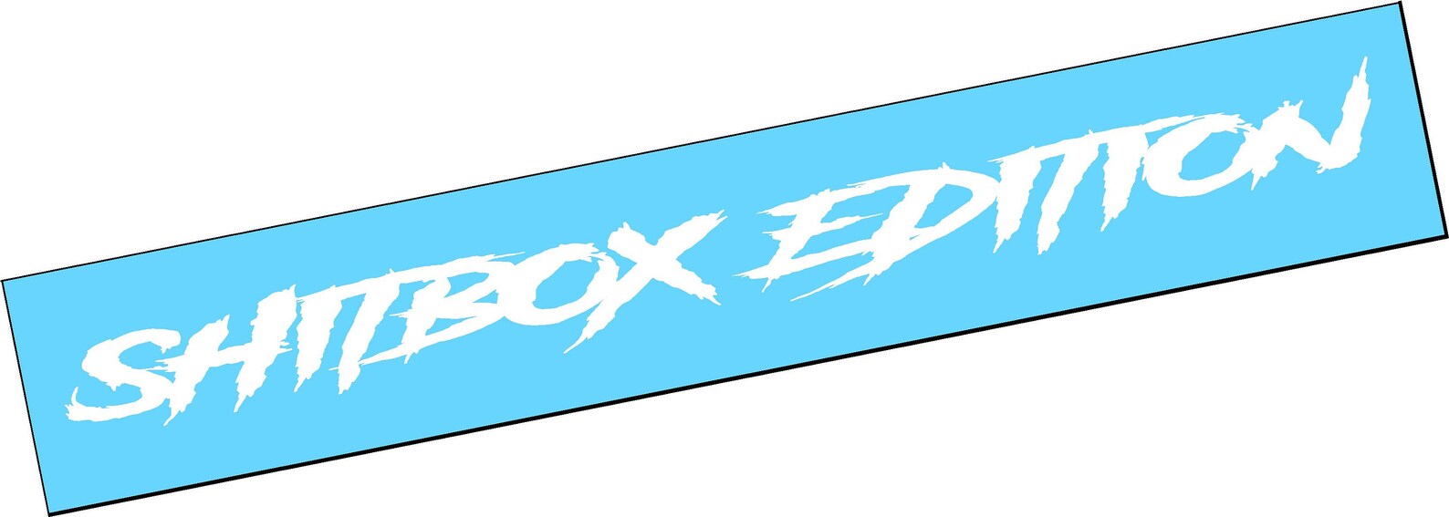 SHITBOX EDITION 22" Vinyl Decal Sticker Diesel Truck Car Boost Turbo ...