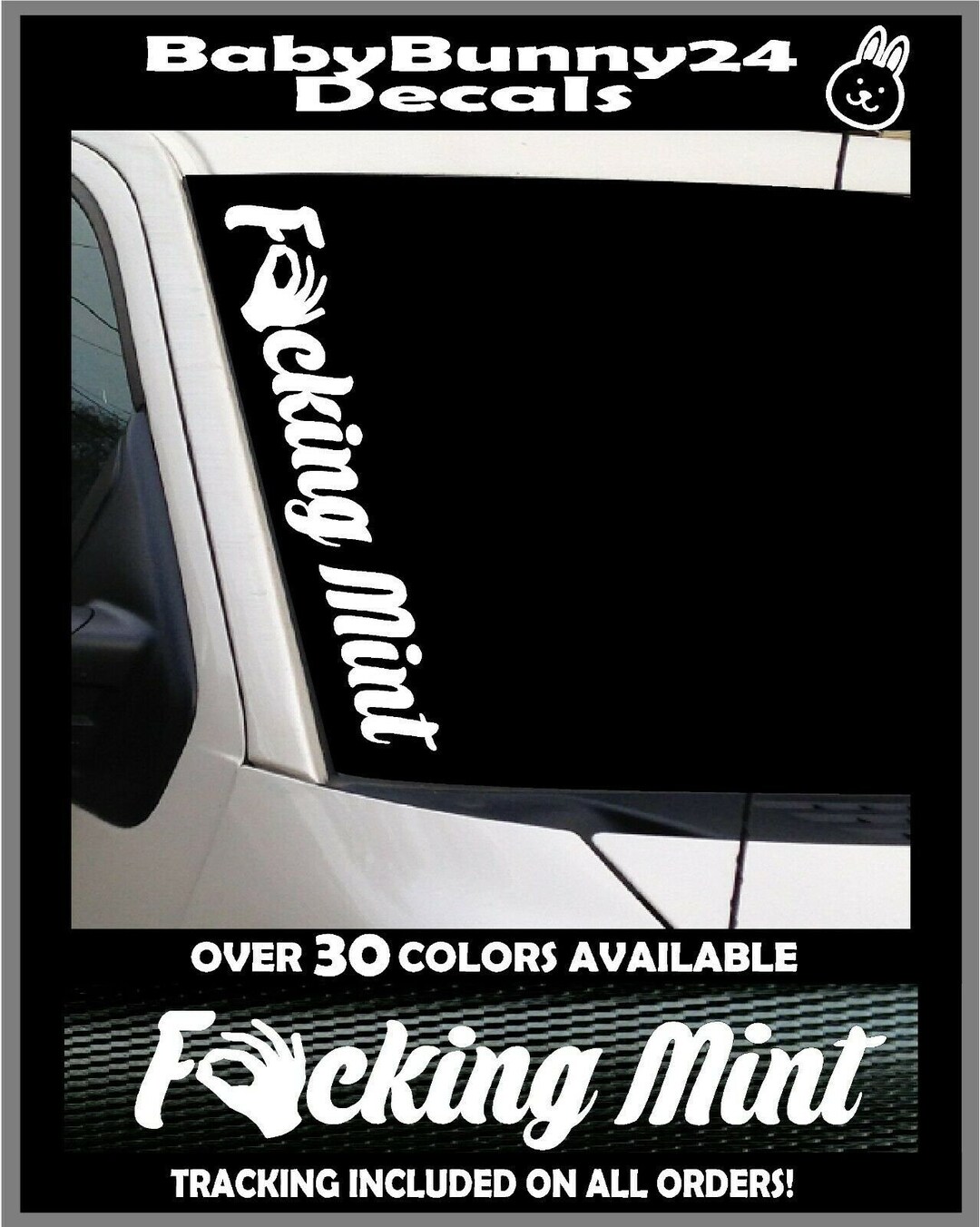 F*ckin' Mint 22" Fuckin Vinyl Decal Sticker Diesel Truck JDM Car ...