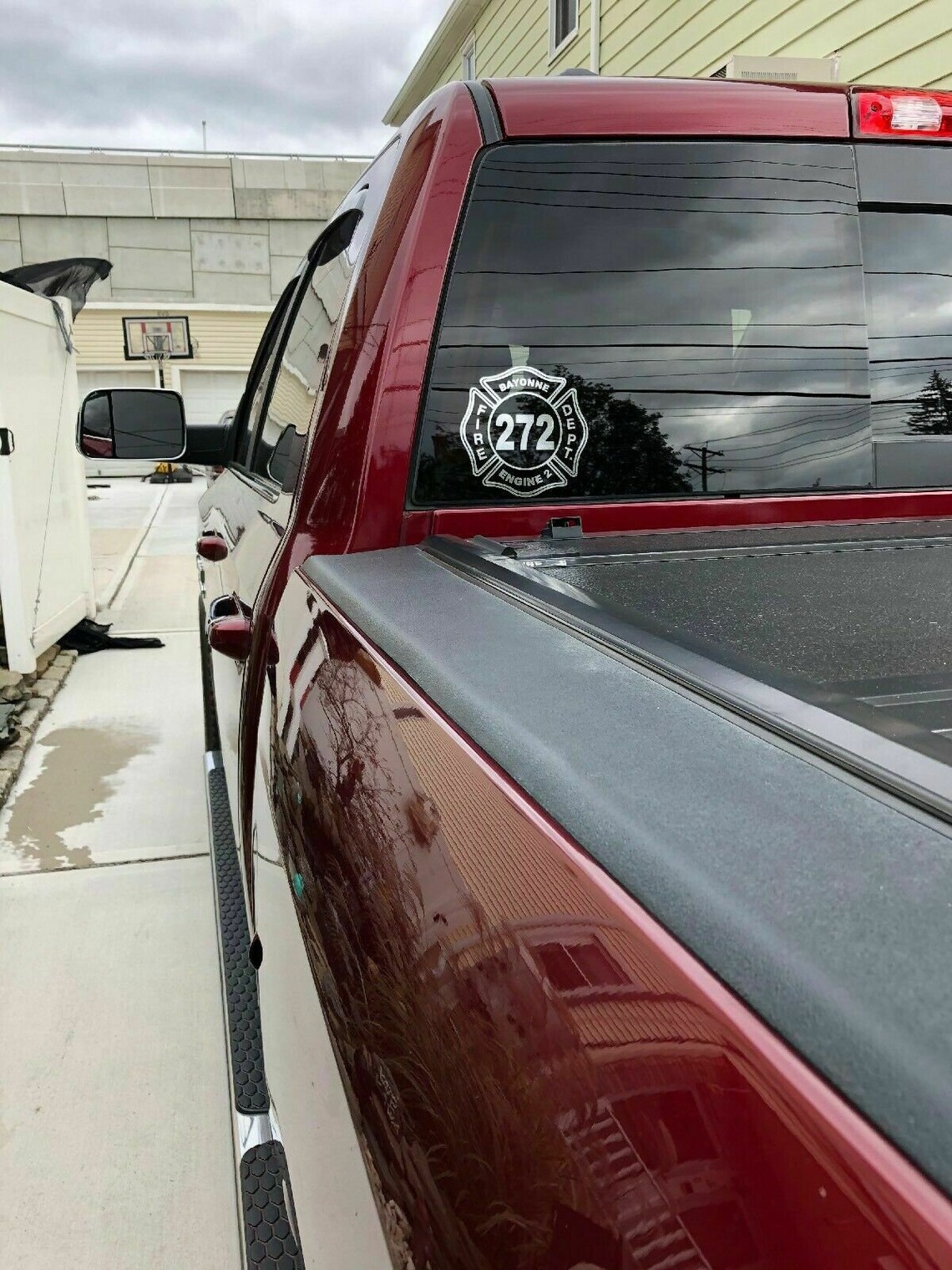 Custom FIREFIGHTER Badge Fireman Decal Vinyl Sticker Fire - Etsy