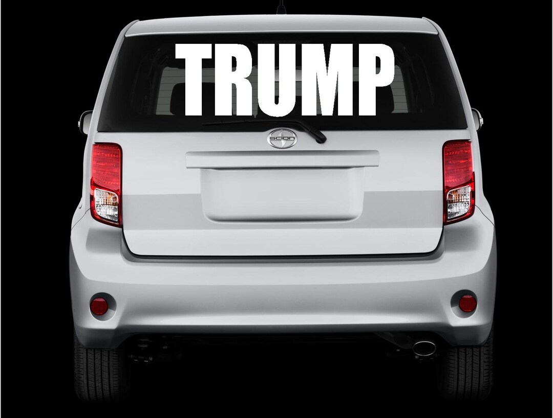 TRUMP Huge 2020 Windshield Back Window Pickup 36"x12" Vinyl DECAL ...