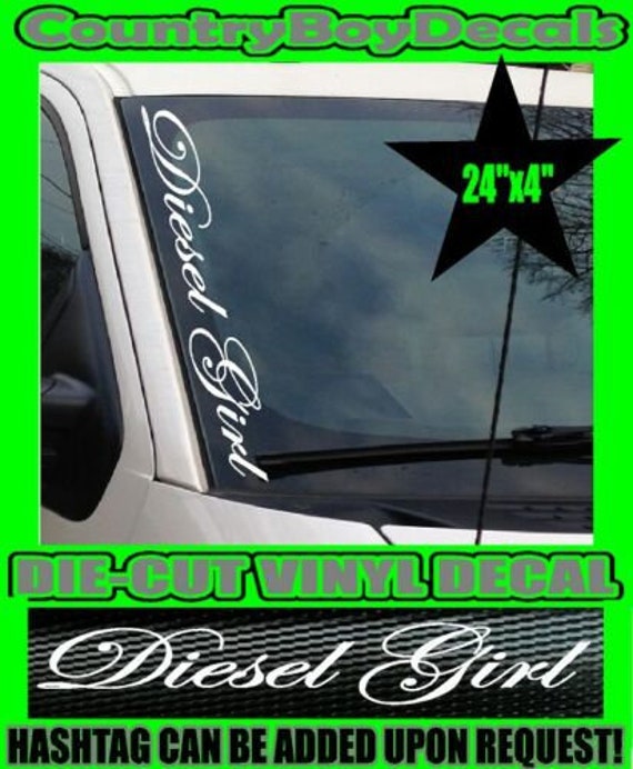 Bumper Stickers diesel decal My side chick is Allison Stickers, Labels ...