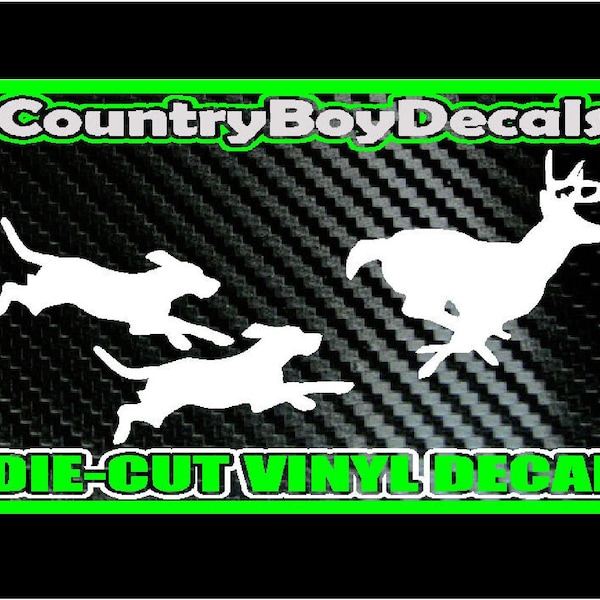 Svg Dogs Chasing Deer - Etsy