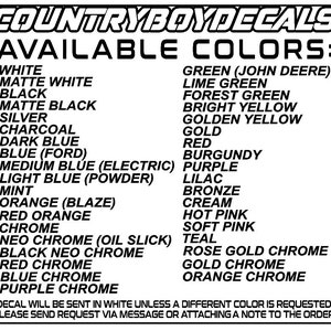 Holler Boy HB Custom State 10" Vinyl Decal Sticker Diesel Truck Country ...