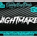NIGHTMARE Vinyl Decal Sticker JDM Car Diesel Truck Lifted Lowered Turbo ...