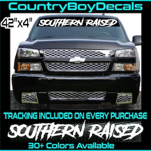 SOUTHERN RAISED 42" Vinyl Decal Sticker Diesel Truck Car Dirty South ...