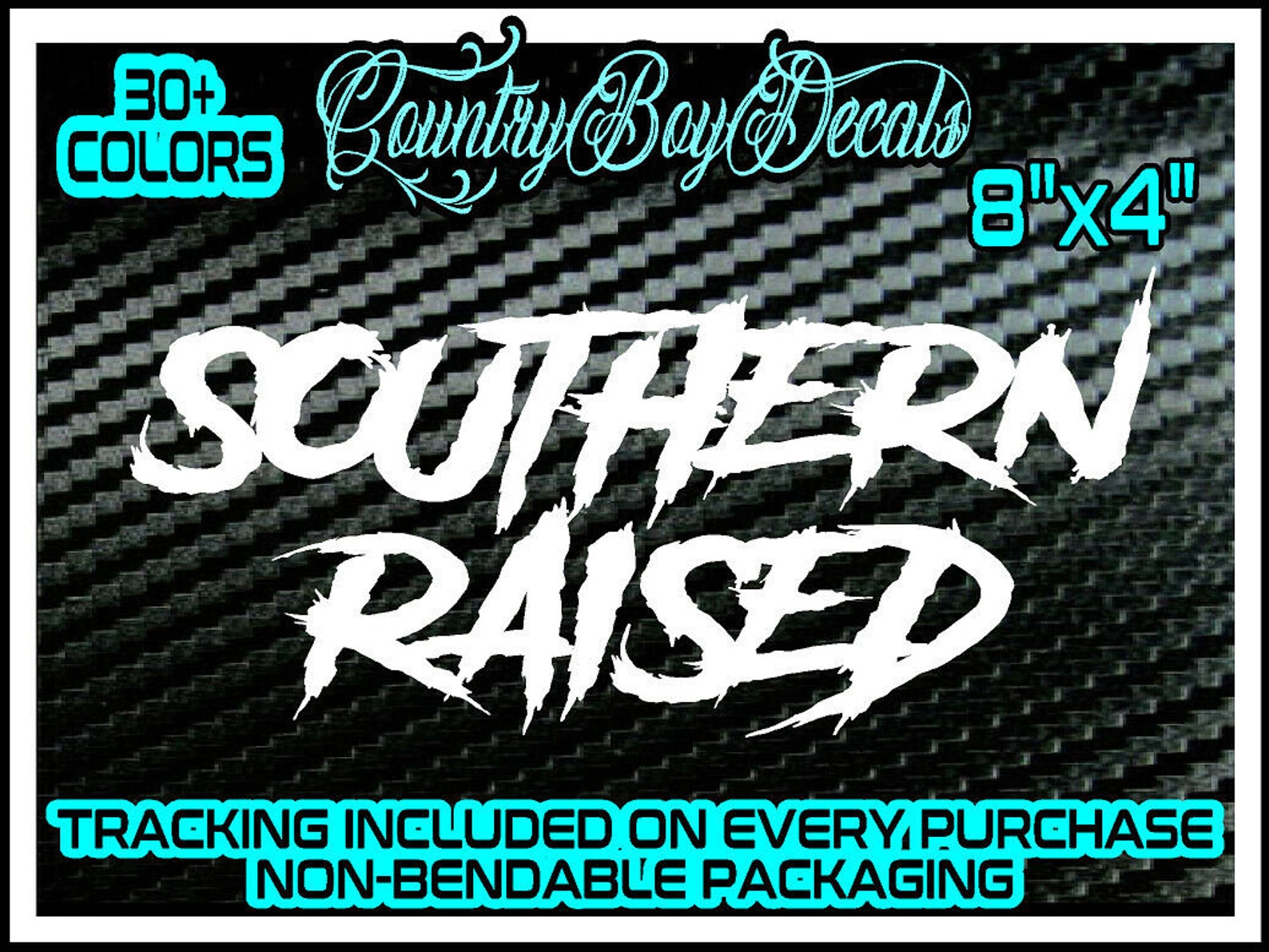 SOUTHERN RAISED Vinyl Decal Sticker Diesel Truck Car Dirty South ...
