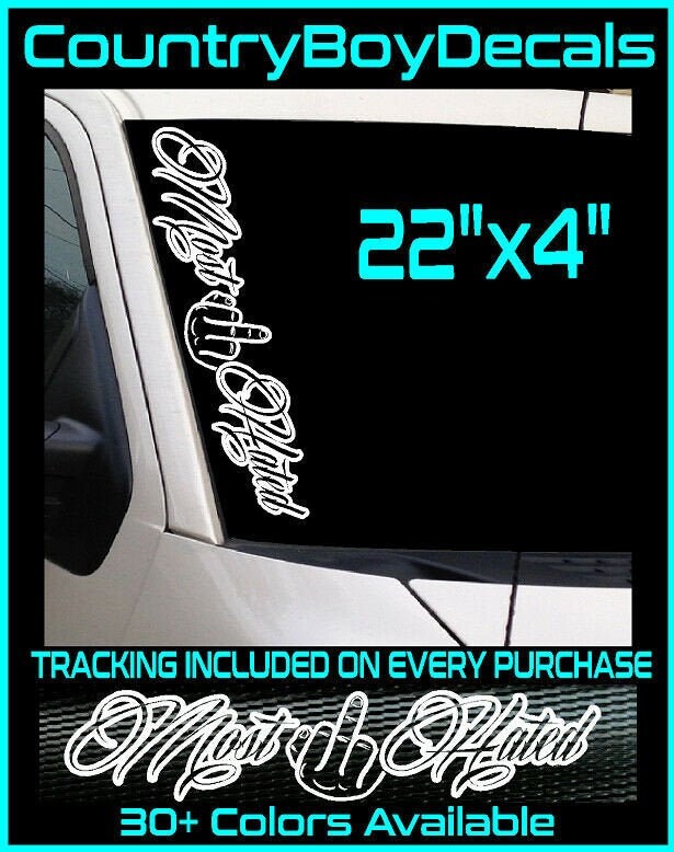 MOST HATED 22 Vinyl Decal Sticker JDM Car Diesel Truck | Etsy