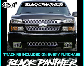 CUSTOM TEXT 42 Windshield BROW Vinyl Decal Sticker - Etsy