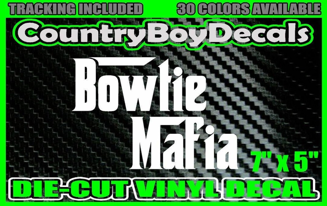 BOWTIE MAFIA Vinyl Decal Sticker Truck Car Diesel 1500 Bow Tie 4X4 ...
