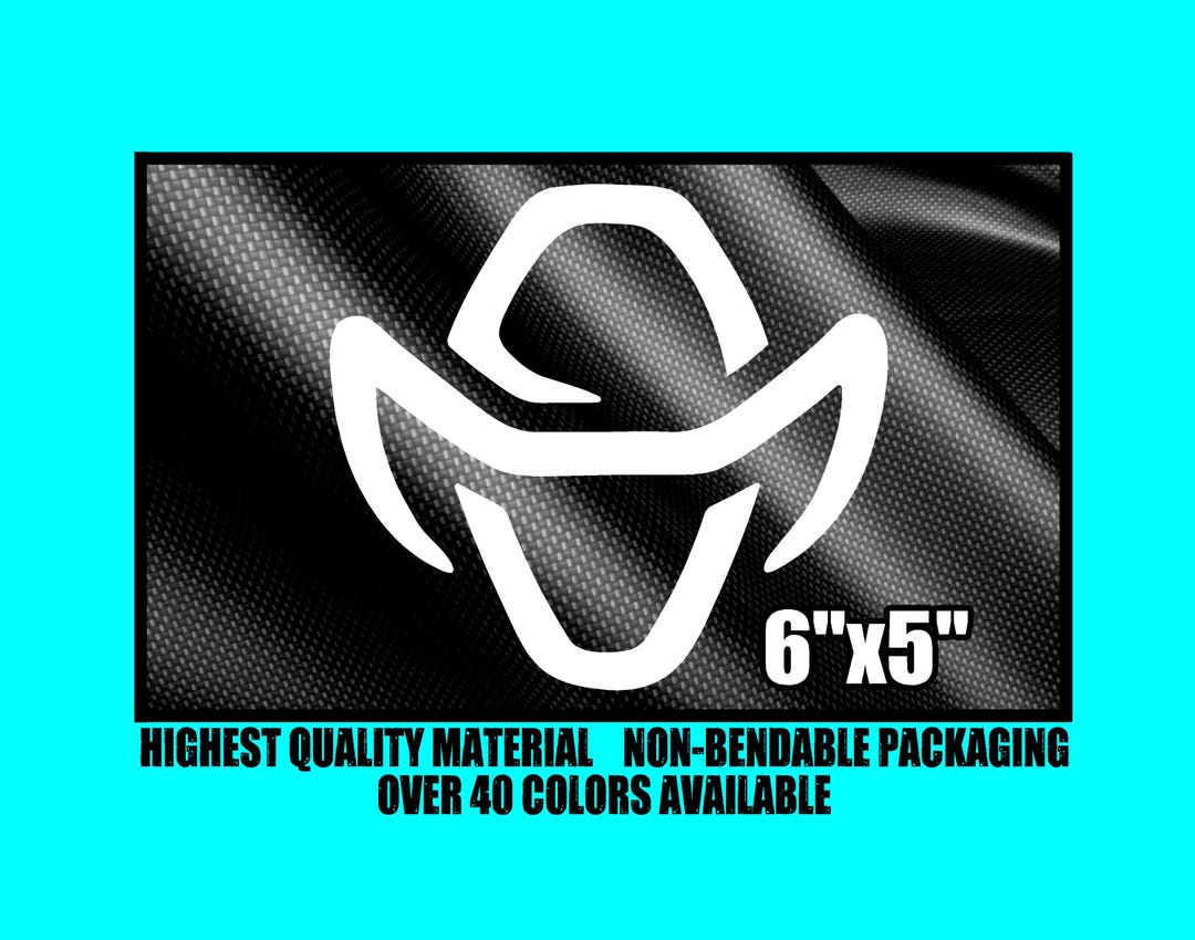 COWBOY Vinyl Decal 6"x5" Window Sticker Diesel Truck Car Turbo Boost ...
