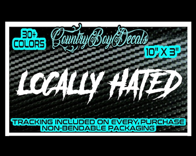 CUSTOM TEXT Vinyl Decal Sticker JDM Car Diesel Truck Turbo | Etsy