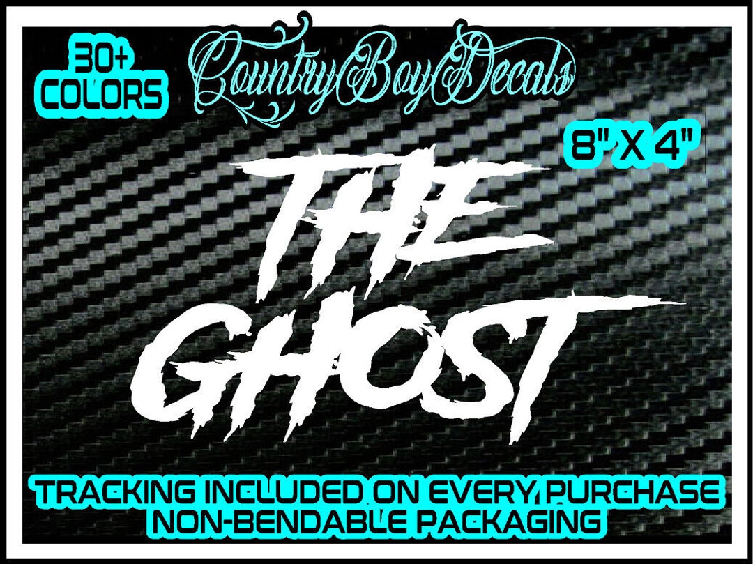 THE GHOST Vinyl Decal Sticker Diesel Truck JDM Car Turbo Boost Lifted ...