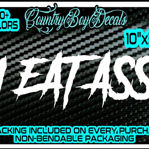 I Eat Ass Stickers Etsy