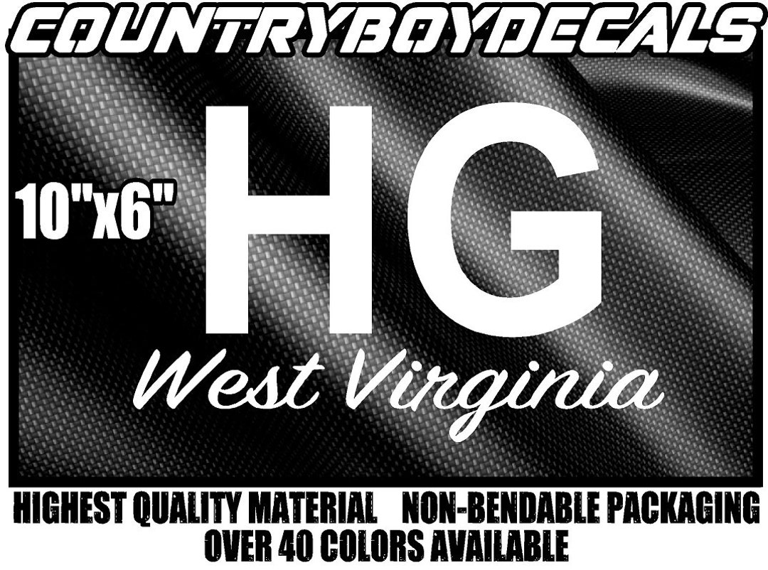 Holler Girl HG Custom State 10" Vinyl Decal Sticker Diesel Truck ...