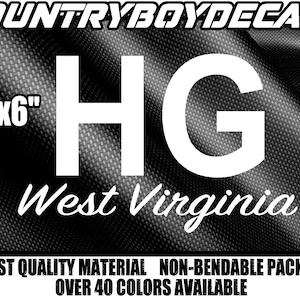 Holler Girl HG Custom State 10" Vinyl Decal Sticker Diesel Truck ...