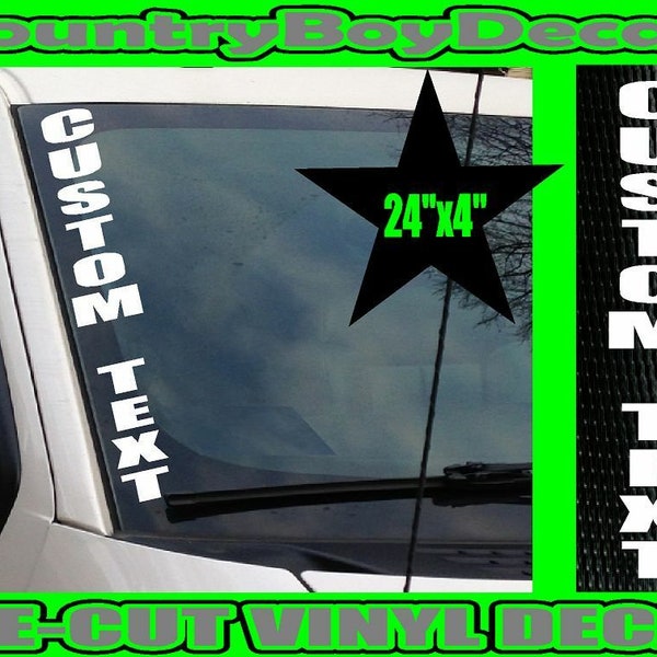 Vertical Custom Sticker - Etsy