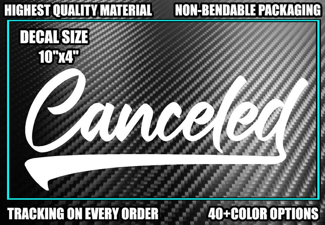 CANCELED 10" Vinyl Decal Sticker Diesel Truck JDM Car Hate Boost Mud ...