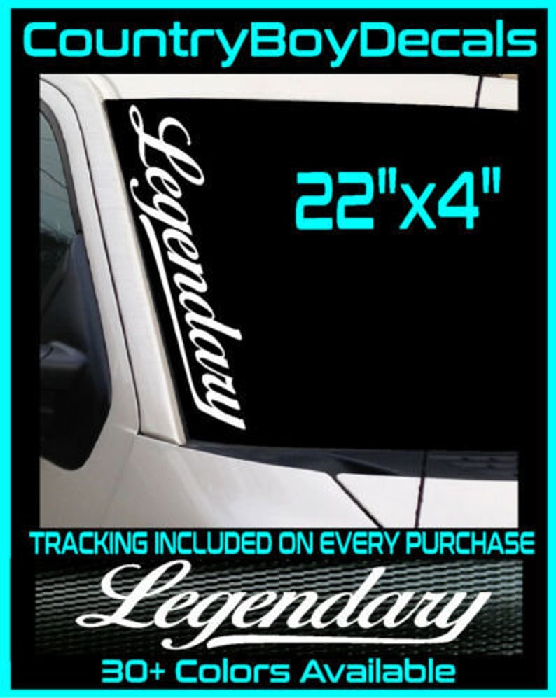 LEGENDARY 22 Vinyl Decal Sticker Diesel Truck Car Low - Etsy
