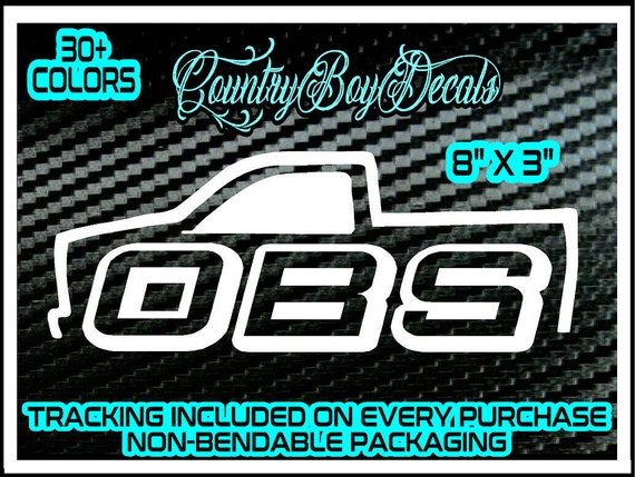 OBS Vinyl DECAL Sticker TRUCK Diesel 150 Lifted Old Body Style - Etsy
