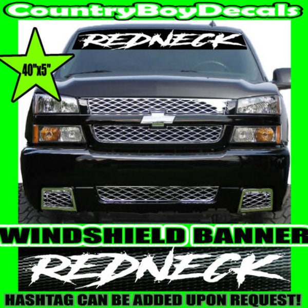 Redneck Decal - Etsy