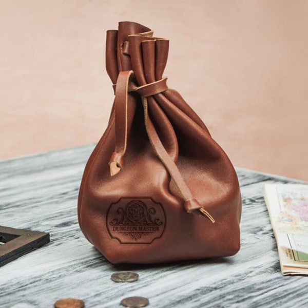 Leather Dice Bag - Etsy