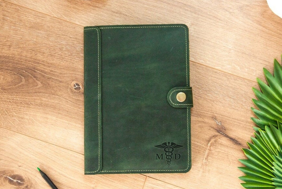 Custom Leather Notebook Cover, Leather Journal Cover Personalized ...