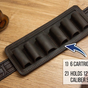Leather Shell Belt,shell Carrier Belt,shotgun Cartridge Holder,shell ...