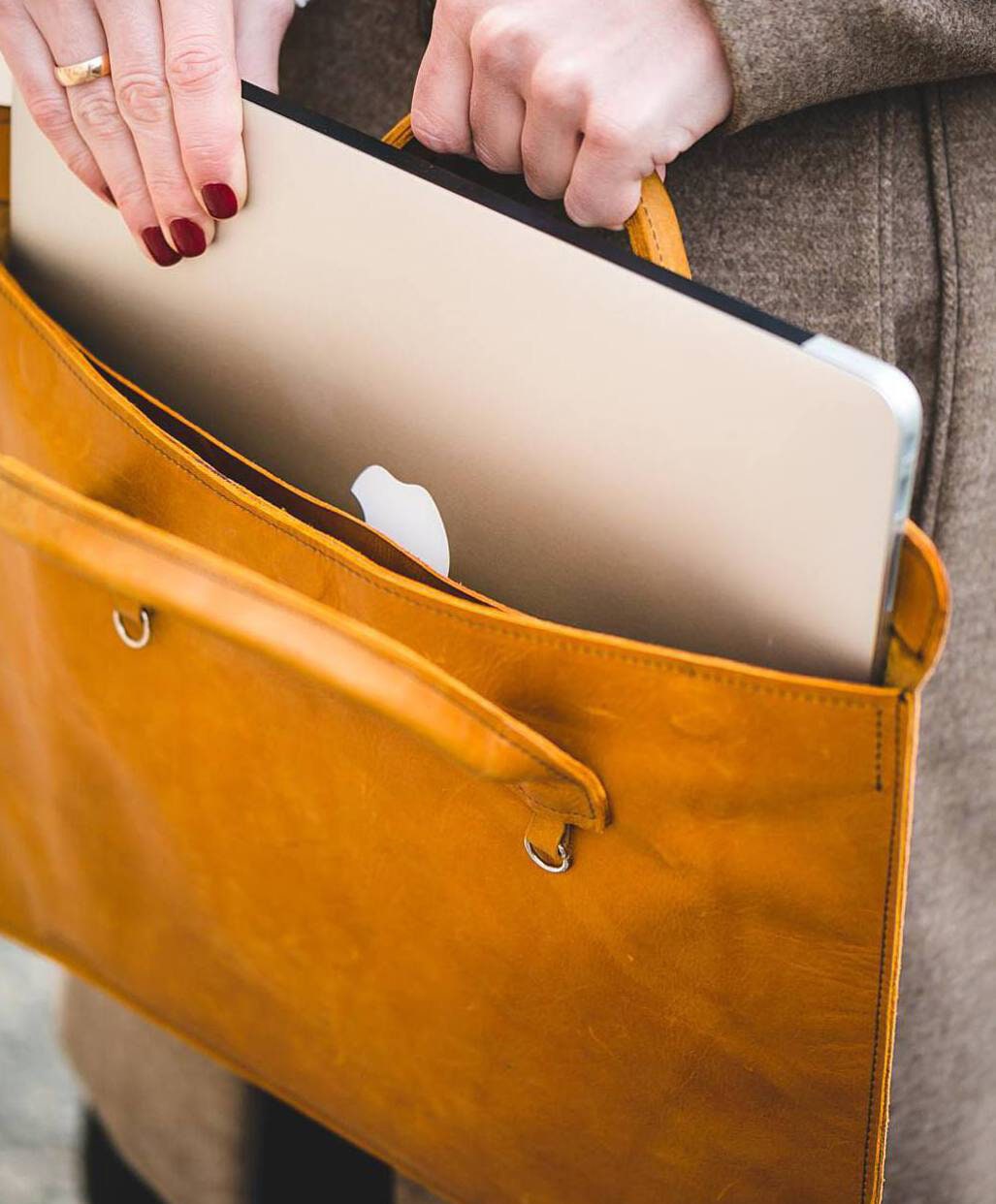 Laptop Bag Macbook Air 13laptop Bag Personalizedleather - Etsy