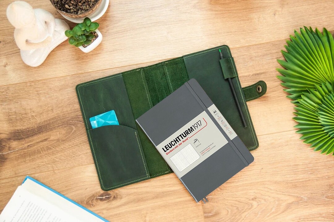 Leuchtturm 1917 Leather Cover,a5 Notebook Cover,leather Journal Cover ...