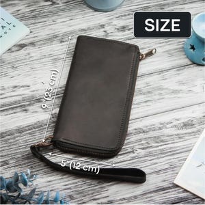 Wristlet Wallet Cell Phone, Wrist Wallet, Mens Leather Wallet ...