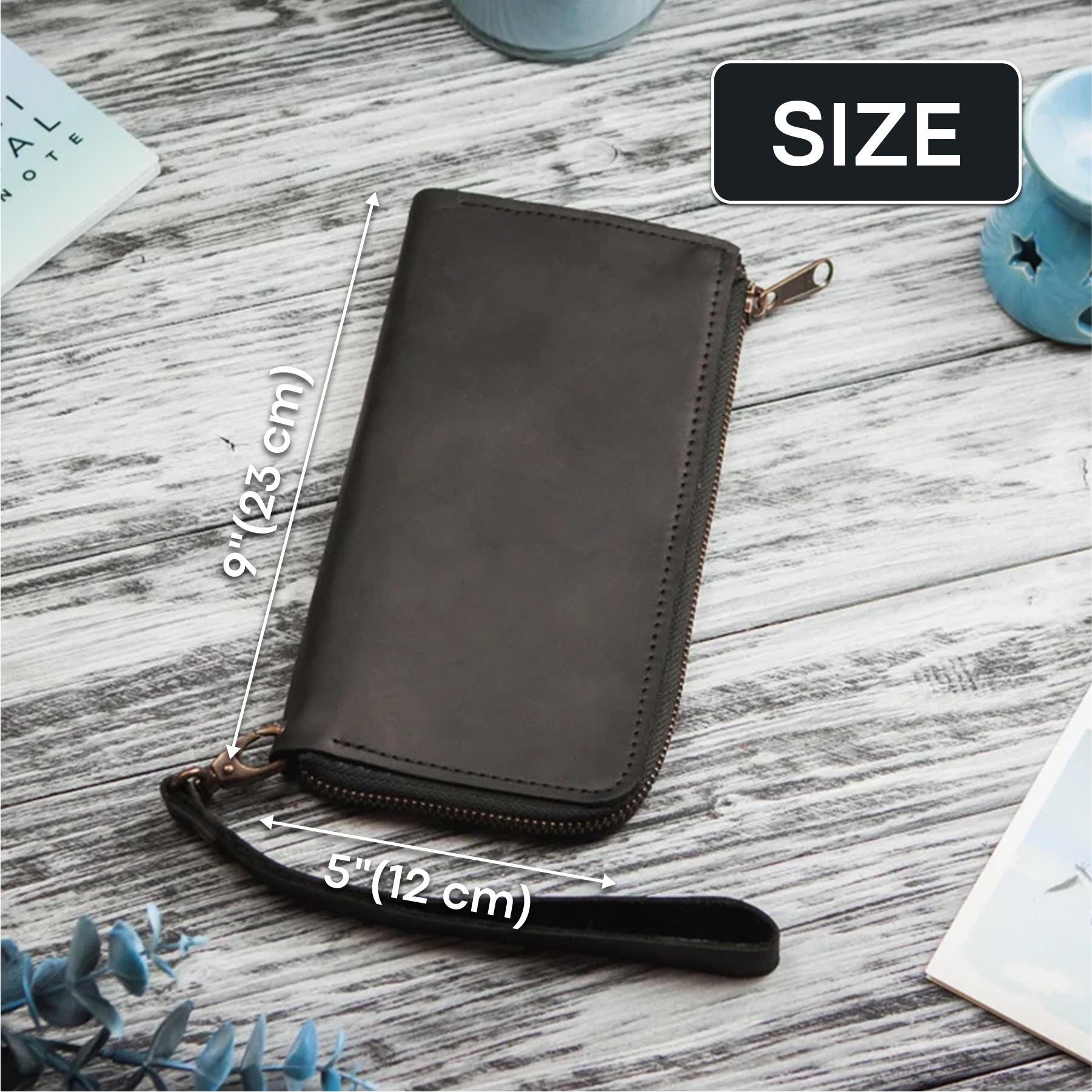 Wristlet Wallet Cell Phone, Wrist Wallet, Mens Leather Wallet ...