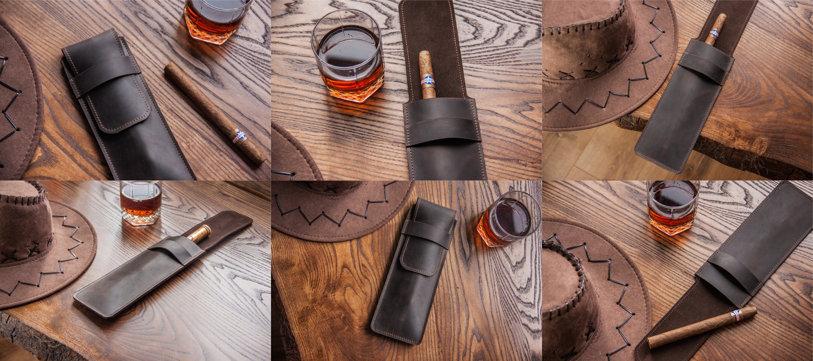 Custom Leather Cigar Case,leather Cigars Holder,personalized Cigars ...
