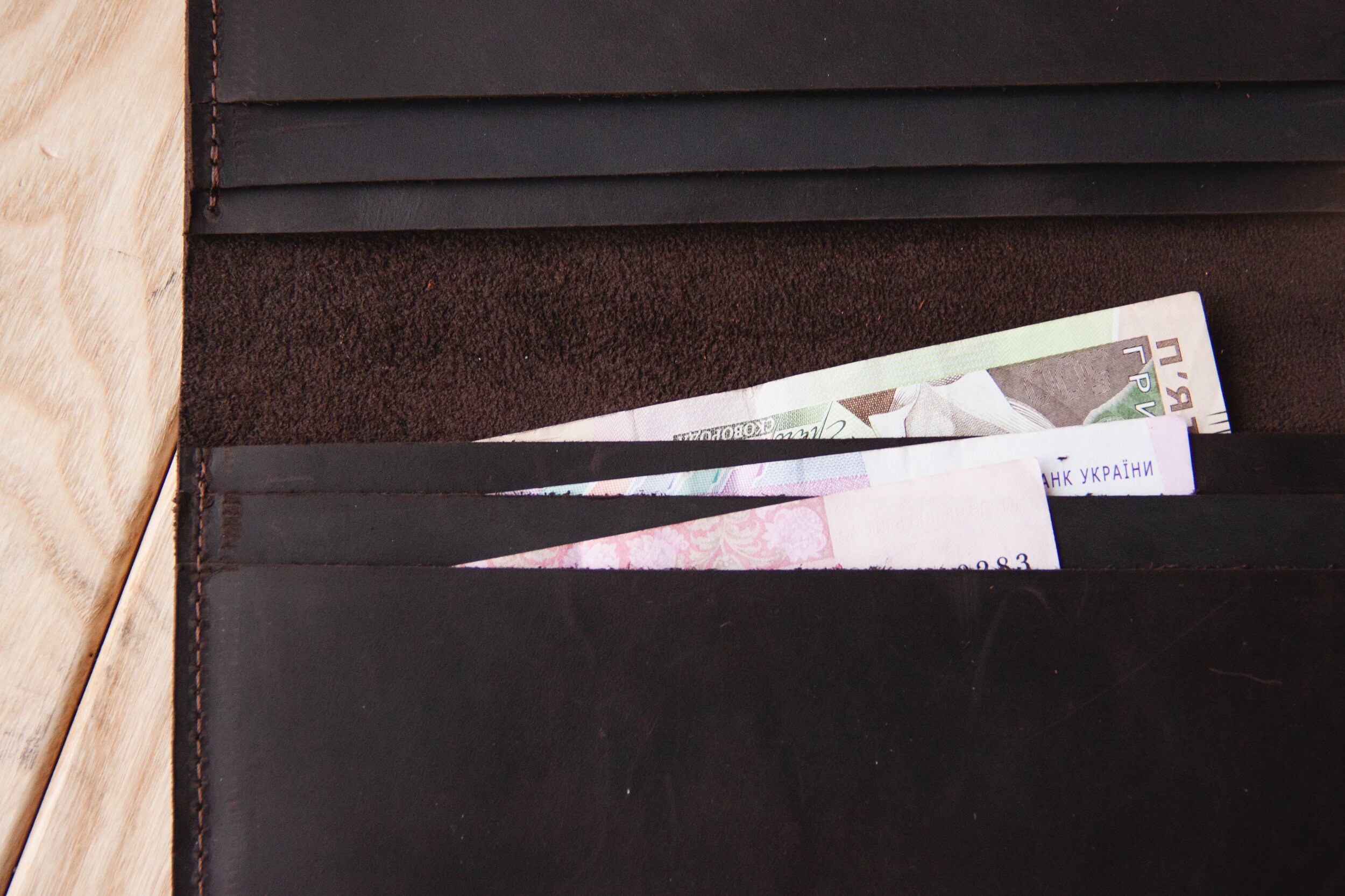 Leather Checkbook Walletslim Checkbook Coverpersonalized | Etsy