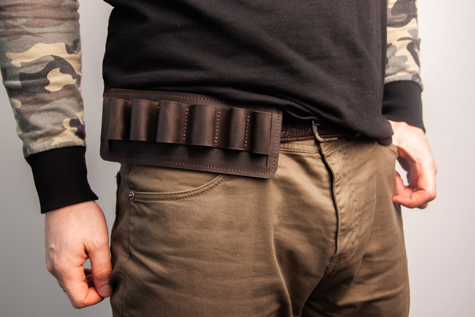 Leather Shell Beltshell Carrier Beltshotgun Cartridge - Etsy