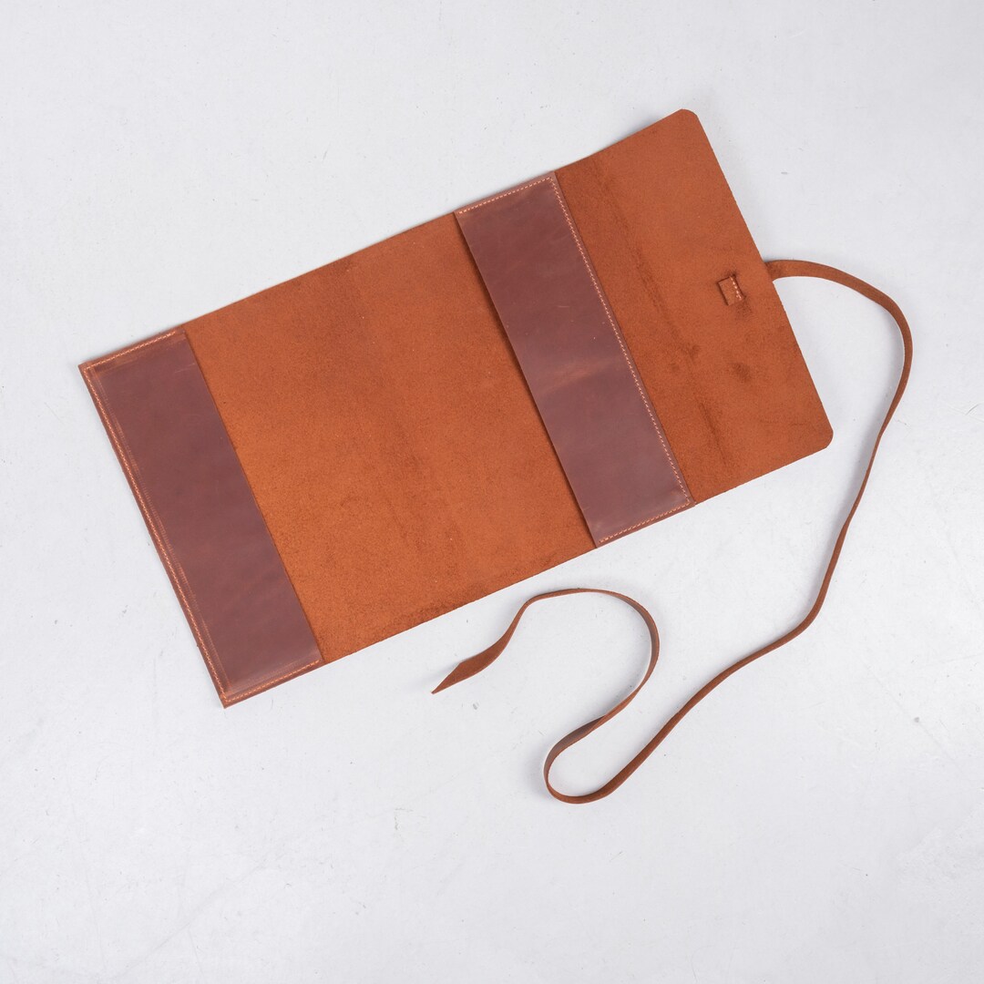 Handmade Leather Book Cover, Book Protective Sleeve, Personalized Book ...