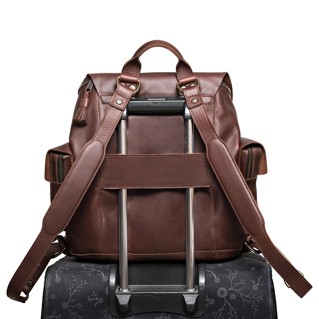 Leather Luggage Strap for Backpack - Etsy