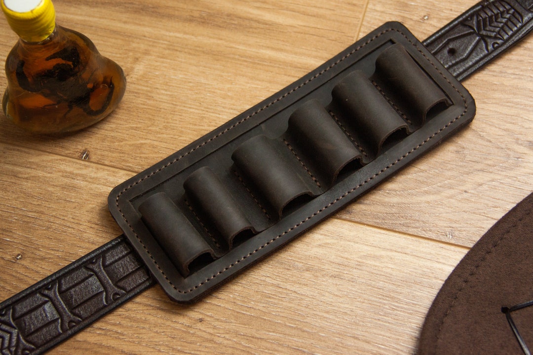 Leather Shell Belt,shell Carrier Belt,shotgun Cartridge Holder,shell ...