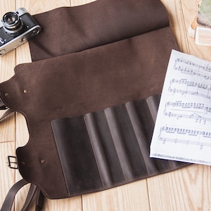 Leather Penny Whistle Case, Tin Whistle Pouch, Tin Whistle Case, Penny ...
