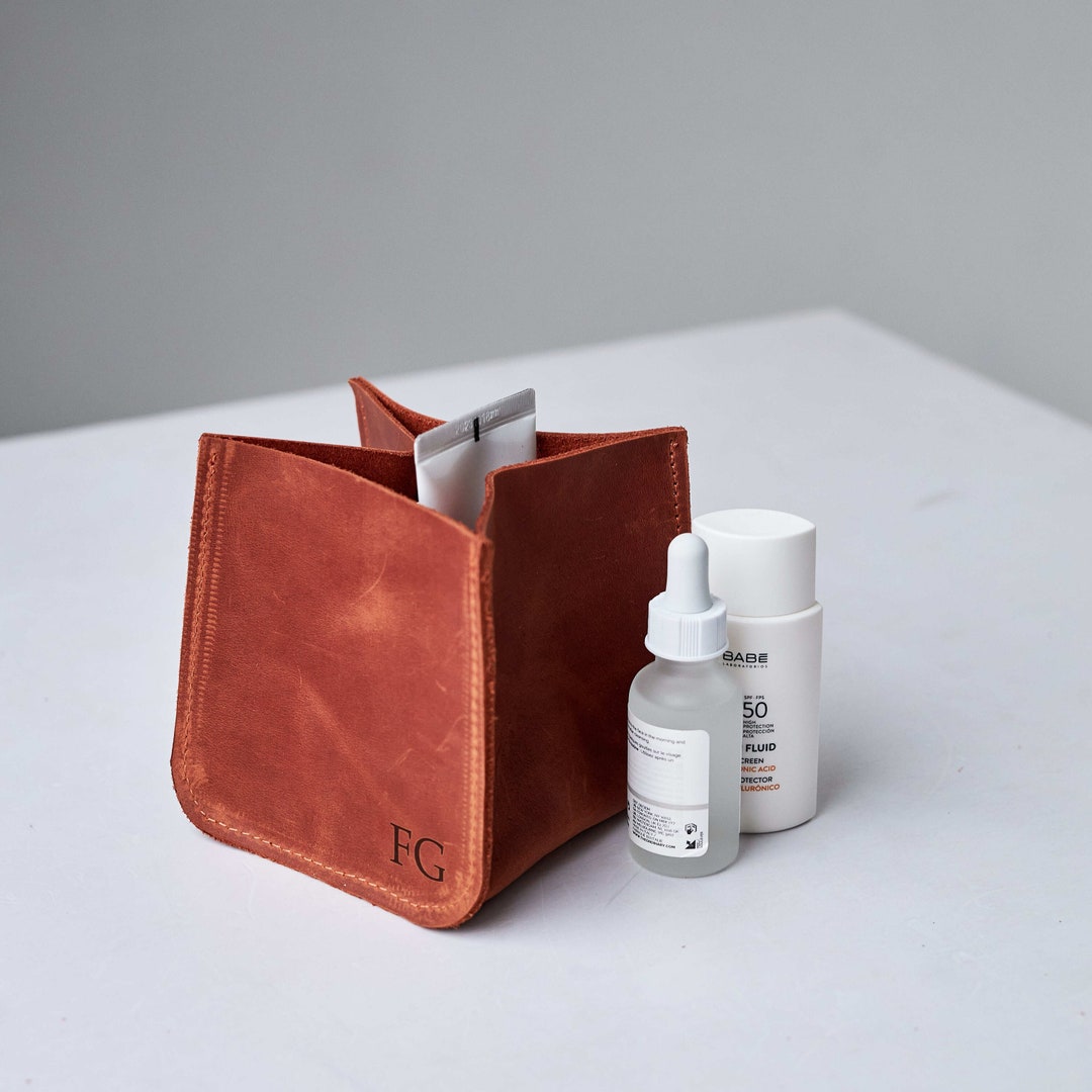 Leather Storage Box, Small Leather Organizer, Leather Box Case, Small ...