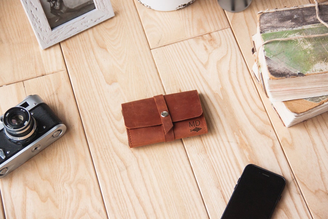 Fly Fishing Wallet, Leather Fly Wallet, Leather Fly Case, Fishing ...