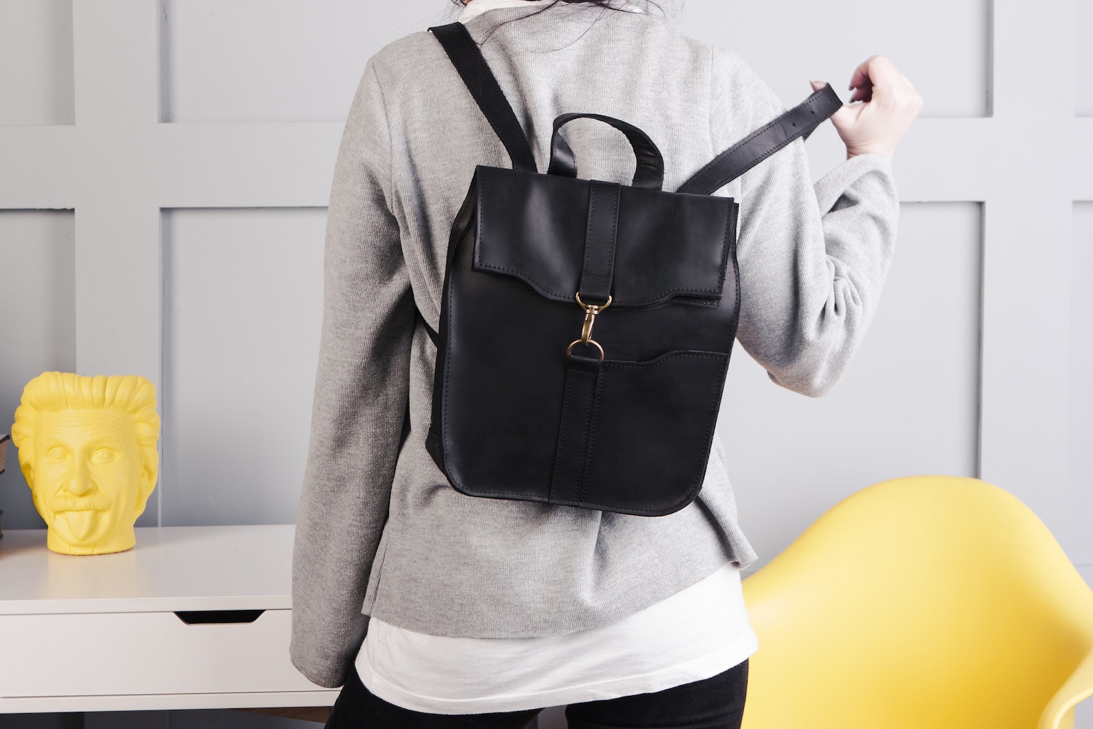 Mini Backpack Purse Leather Backpack Women Small Backpack - Etsy