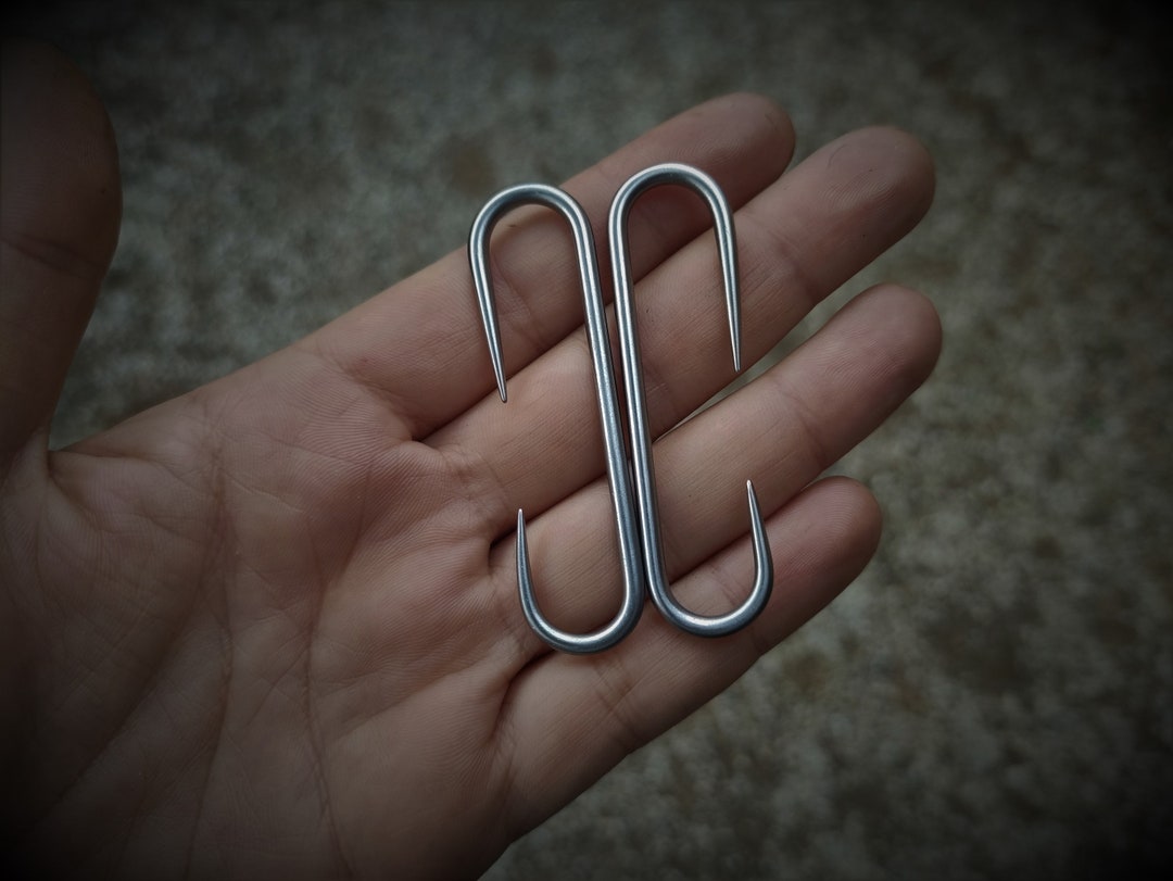 8 Gauge Steel Ear Hanger, Simple Ear Weights, Steel Ear Weights, Ear ...
