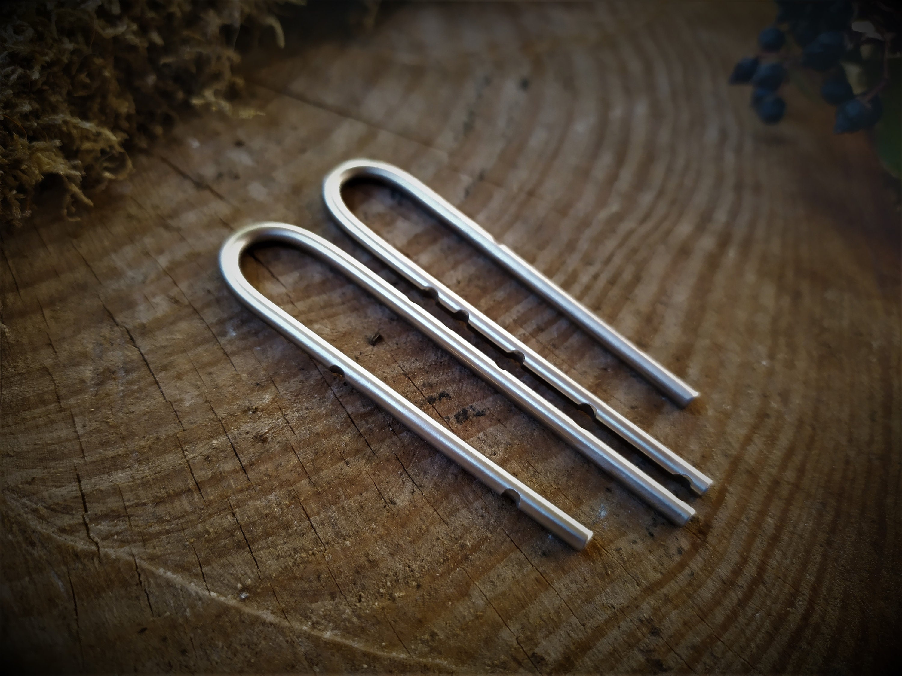 8 Gauge Steel Ear Hanger Simple Ear Weights Steel Ear | Etsy